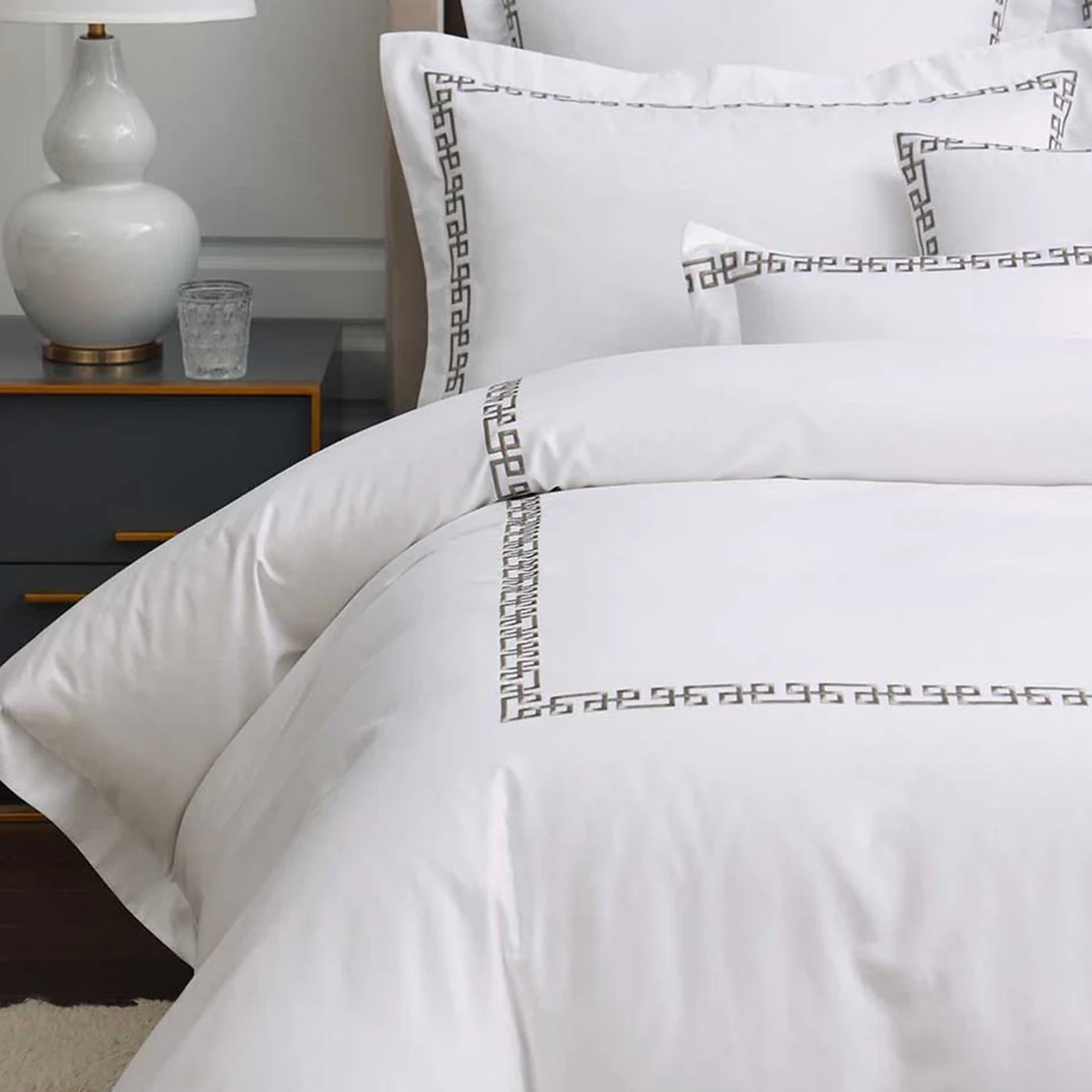 Muir Ares Duvet Cover Set | Luxury Embroidered Bedding Dubai